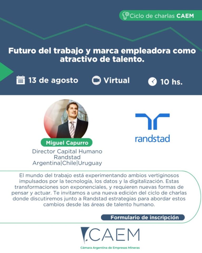 13/08 – CAEM brindará una charla sobre los cambios en el mundo laboral - CAEM